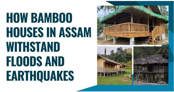 How Bamboo Houses in Assam withstand Floods and Earthquakes 2024